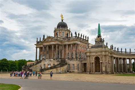 Zamek Sanssouci W Poczdamie Niemcy Obraz Editorial Obraz Złożonej Z