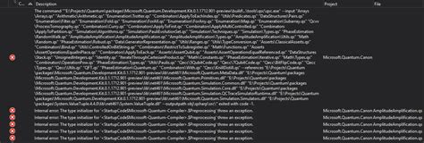 Q Microsoftquantumcanonnuspec Missing Stack Overflow