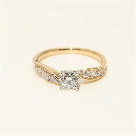 Diamond Engagement Ring In 14kt Yellow Gold 34ct Tw Days Jewelers