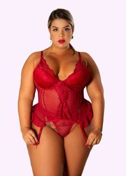 Espartilho Plus Size Pura Sedução Garotav Espartiho Plus Size