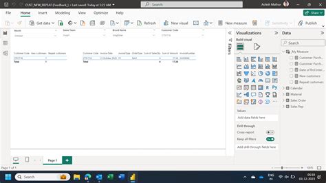 calculation new repeat customer microsoft fabric community