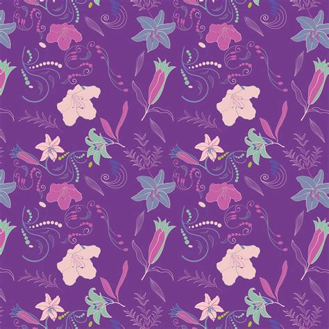 Lily Pattern Behance