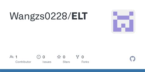 Github Wangzs0228elt