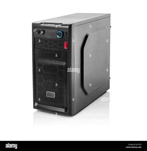 Black Computer System Unit Stock Photo Alamy