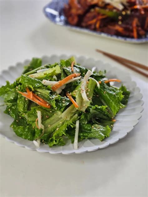 고춧가루 없는 상추 겉절이 만드는법 상추무침 소스 양념장 요리 레시피 네이버 블로그