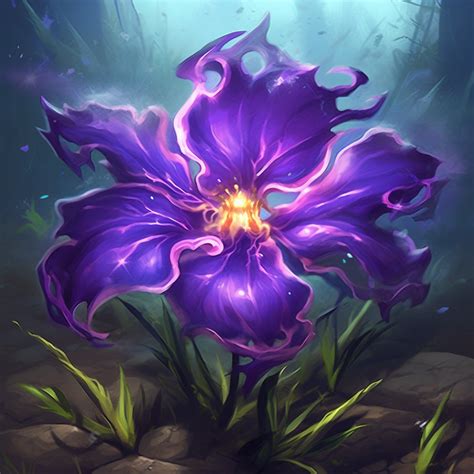 Magic Flowers Magic Flower Art Dnd Flowers Fey Flower