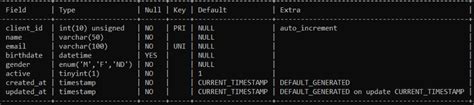I Cant Insert Values To Mysql Table Using The Shell Stack Overflow