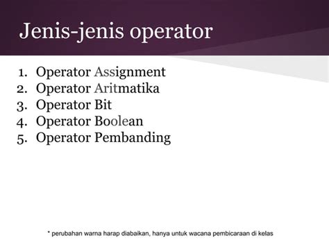 3 Variabel Dan Tipe Data Ppt