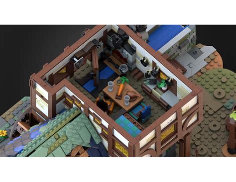 Lego Moc 173041 Medieval Sawmill Double 21325 Medieval Blacksmith