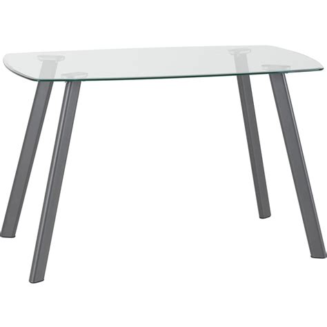 Seconique Abbey 4 Seater Small Dining Set Grey Wilko