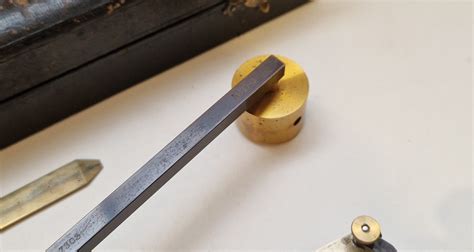 A Very Early Compensating Polar Planimeter Dated 28 November 1894 And Signed By Coradi Fleaglass