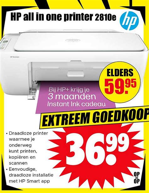 Hp All In One Printer 2810e Aanbieding Bij Dirk Folderfeestnl