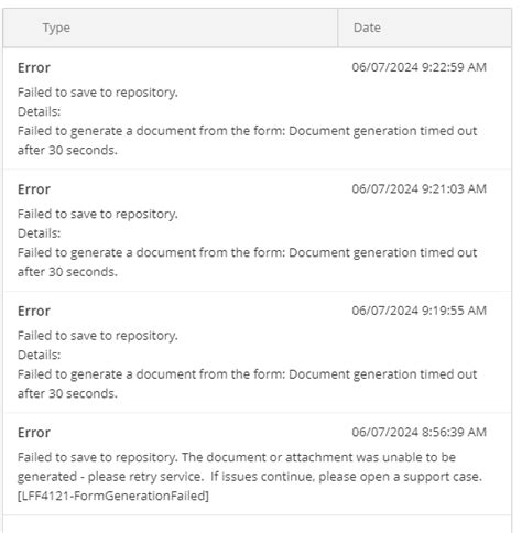 Lf Coud Failed To Save To Repository Laserfiche Answers