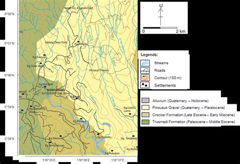 Geological Map Of The Study Area Download Scientific Diagram