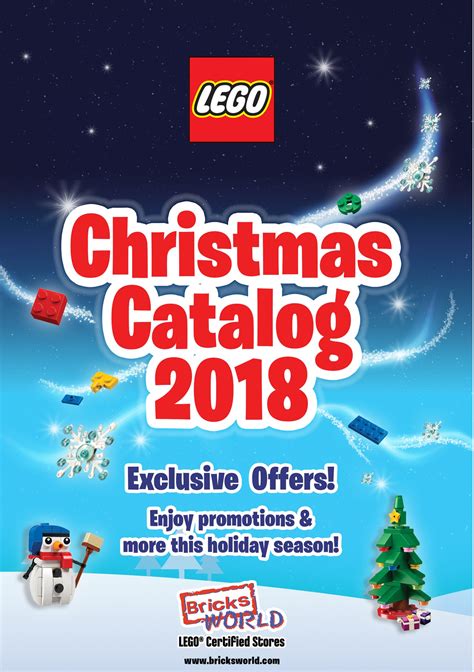 Lego® Certified Stores Bricks World Christmas Catalog 2018
