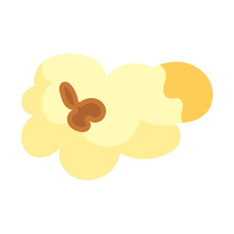 Cartoon Kernel Popcorn And Pop Corn Snack Tasty Icon Grain Maize And