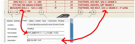 Solved Remove Content Center Part Numbers Autodesk Community