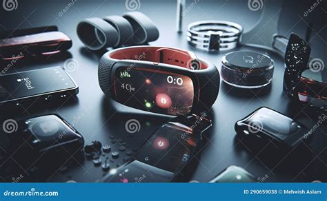 A Photo Of Smart Wearable Devices Stock Illustration Illustration Of