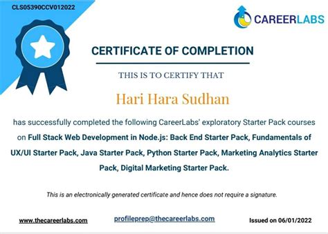 Sd Harihara Sudhan On Linkedin Careerlabs Thanks Had An Engaging