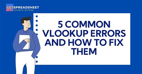 5 Common Vlookup Errors And How To Fix Them