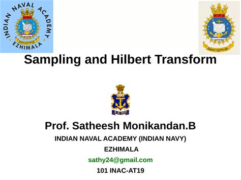 4sampling And Hilbert Transform Pdf