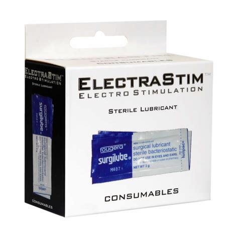 Vibezadultboutique Electrastim Sterile Lubricant Sachets 10 Pack