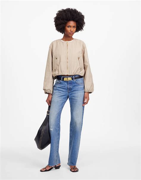 Bubble Sleeve Bomber Jacket Madewell