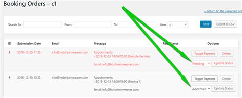 Email Notifications On Booking Status Updates Wp Time Slots Booking Form