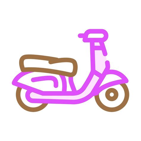 Scooter Vehicle Color Icon Vector Illustration 17319833 Vector Art At Vecteezy