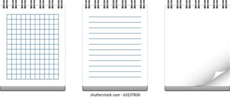 Notebook Memo Notepad Binder Vector Note Stock Vector Royalty Free 1310746712 Shutterstock