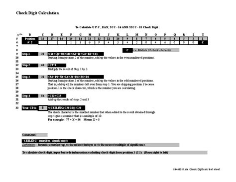 Upc Check Digit Calculator Pdf
