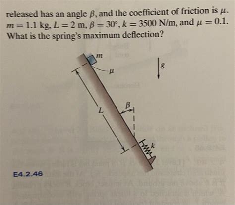 solved 4 2 46 [level 2] a particle mass m is released