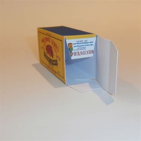 Matchbox Lesney 73a Raf Refueller B Style Repro Box