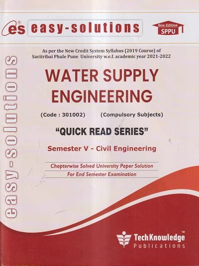 easy solutions water supply engineering civil engineering sem 5 sppu