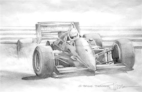 Senna Sketch Caught In My Headlights