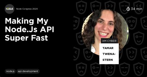 Making My Nodejs Api Super Fast By Tamar Twena Stern