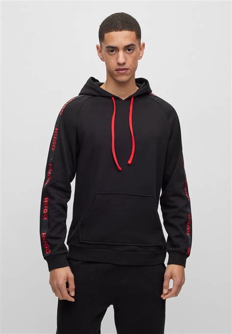 HUGO SPORTY LOGO - Sweatshirt - black/svart - Zalando.se