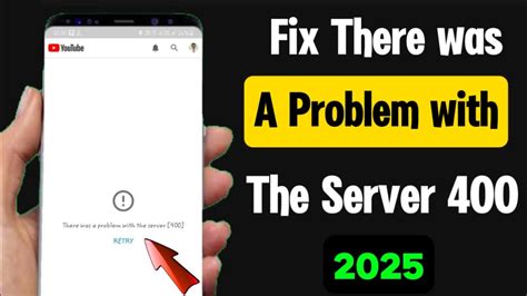 How To Fix There Was A Problem With The Server 400 Error On Youtube