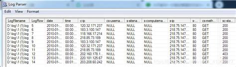 日志分析 logparser使用方法 csdn博客
