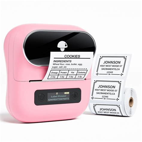 Commercial Barcode Printer Mini Sticker Bluetooth Thermal Label Printer