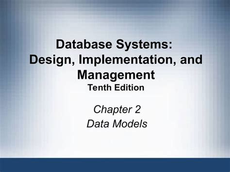 Hierarchical Database Design Part 02 Ppt