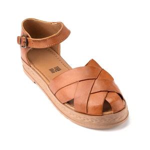 Leather Huarache Sandals Ankle Strap Mexican Leather Sandals Mexican