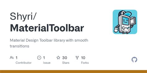 Github Shyri Materialtoolbar Material Design Toolbar Library With Smooth Transitions