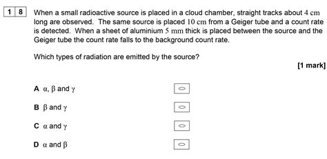 A Level Aqa Physics Radioactive Decay When A Small Radioactive Source A Level Aqa Physics Radioactive Decay When A Small Radioactive Source