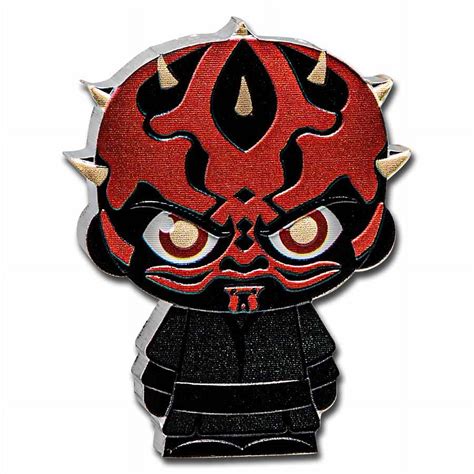 2022 Niue 1 Oz Ag Chibi Coin Collection Star Wars Darth Maul