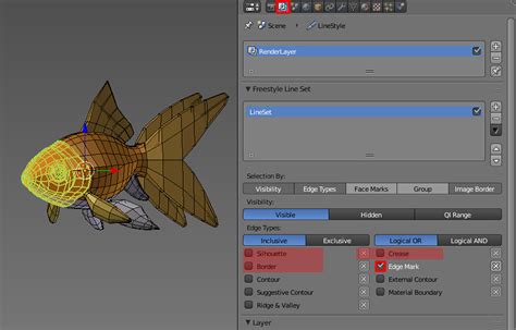 Rendering How To Render Certain Edges Blender Stack Exchange