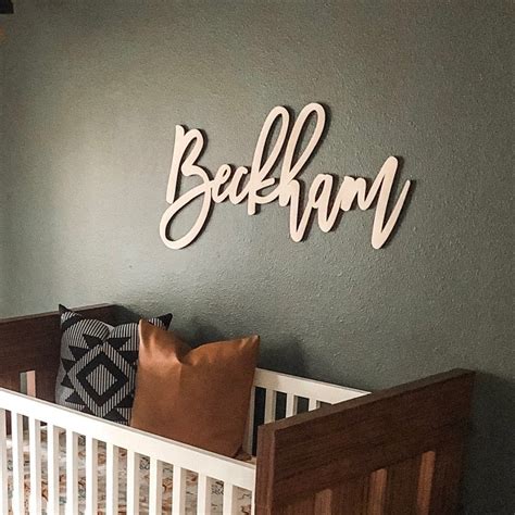 Nursery Name Sign Etsy