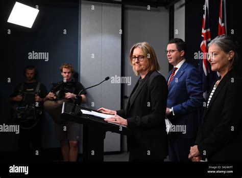 Victorian Premier Jacinta Allan Left Victoria Police Minister