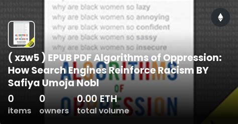 xzw5 epub pdf algorithms of oppression how search engines reinforce racism by safiya umoja
