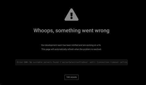Server Down Rdakboard